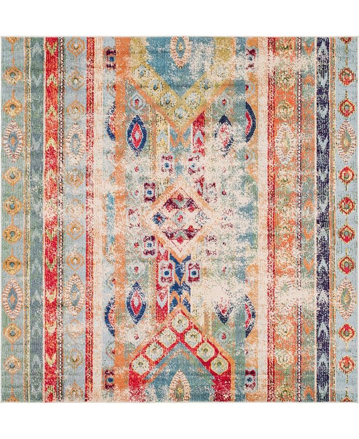 Bayshore Home BH Arcata II Yellowstone 8' x 8' Square Area Rug - Macy's