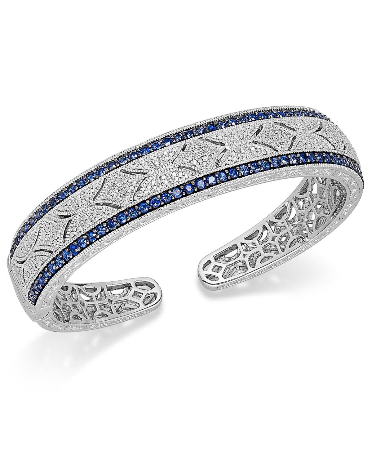 Click here for Sapphire (2-3/8 ct. t.w.) and Diamond (1/10 ct. t.... prices