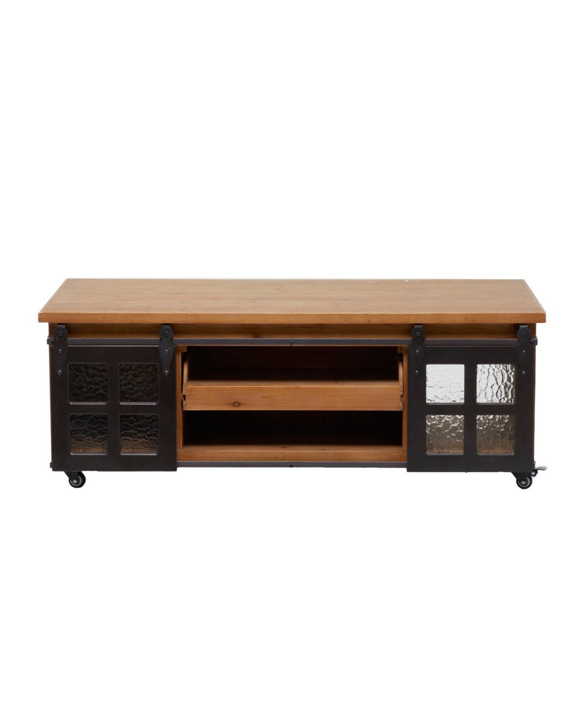 Click here for Fir Industrial Coffee Table - Brown prices
