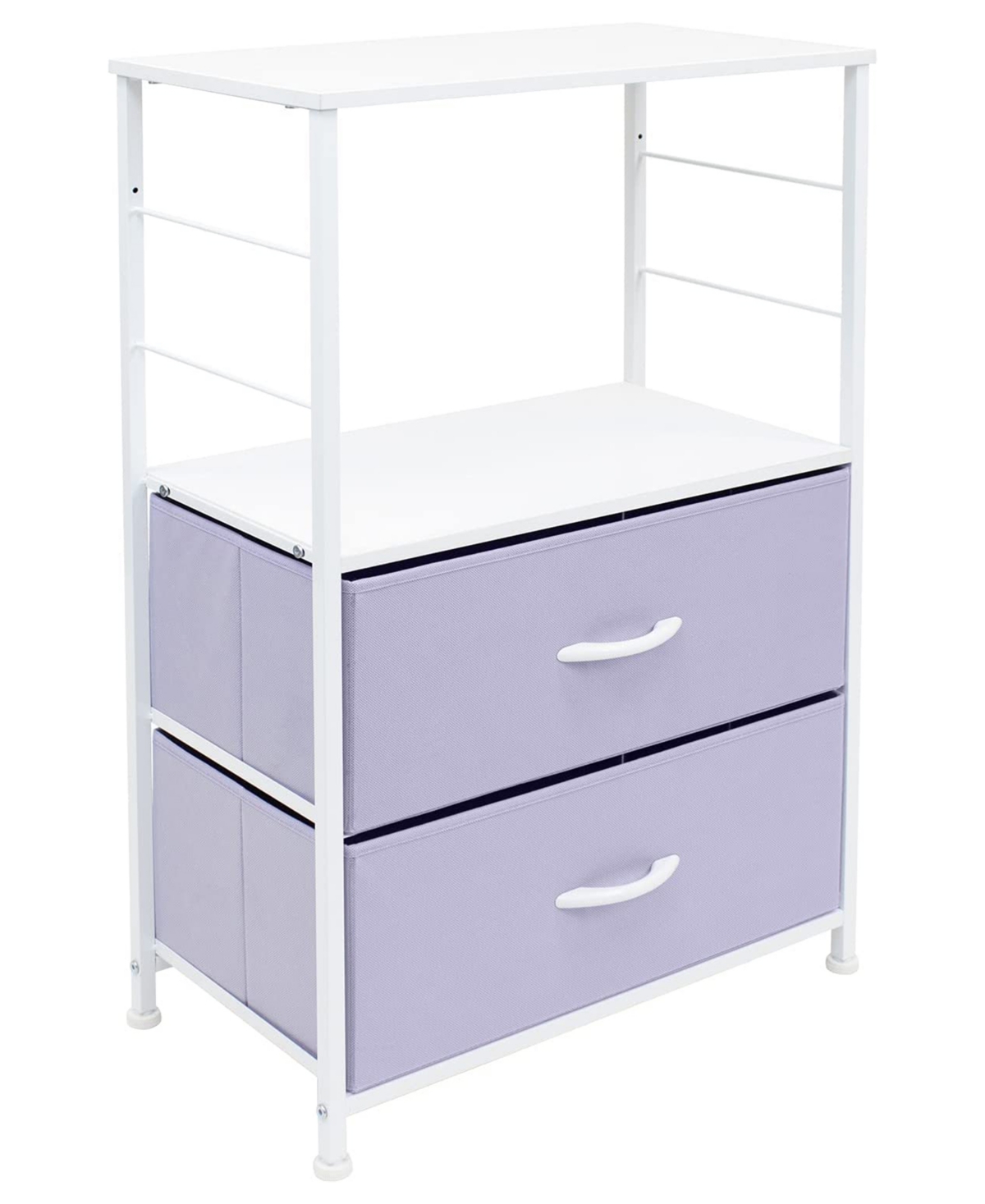 Click here for Sorbus End Table with 2 Drawers - Purple prices