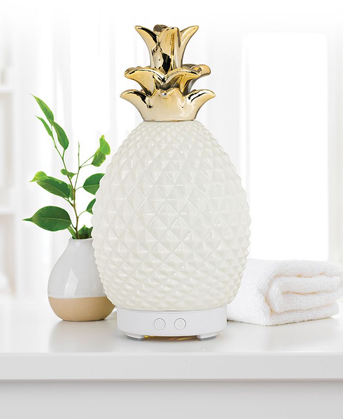 SpaRoom Aloha Pineapple Ultrasonic Aromatherapy Diffuser - Macy's