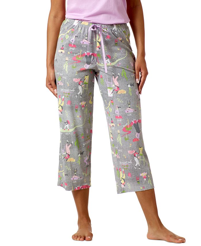 Hue Modern Classic Capri Pajama Pants - Macy's
