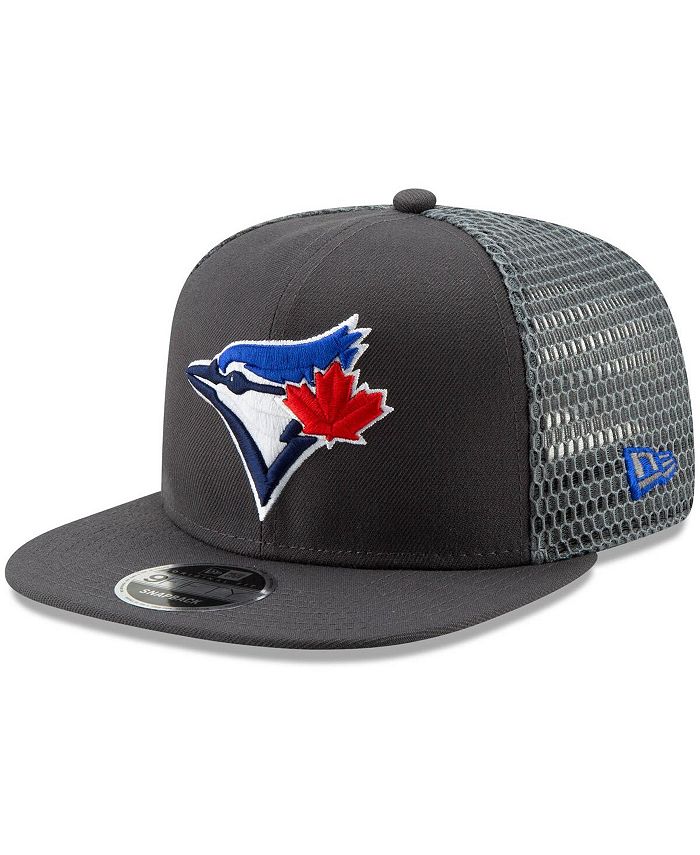 New Era Men's Graphite Toronto Blue Jays Mesh Fresh 9FIFTY Adjustable ...