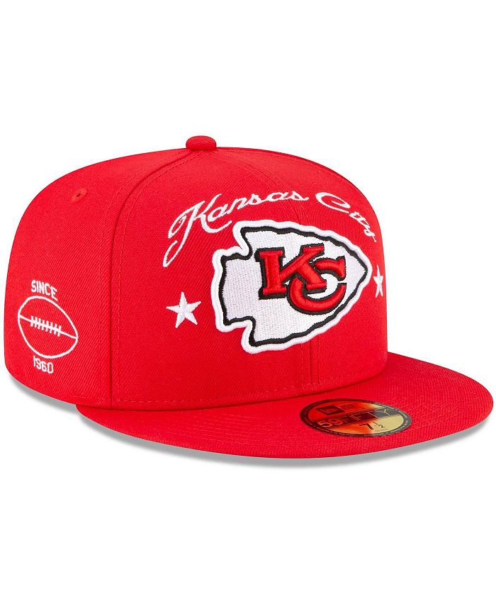 New Era Men's Red Kansas City Chiefs Starry 59FIFTY Fitted Hat - Macy's