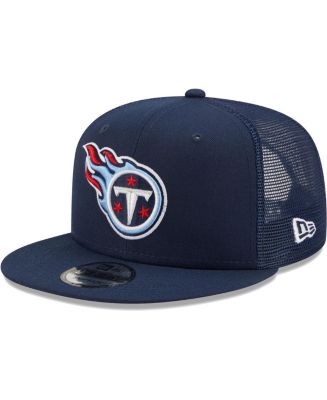 Men's New Era Navy Tennessee Titans Classic Trucker 9FIFTY Snapback Hat ...