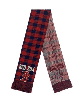 Women's FOCO Boston Red Sox Plaid Color Block Scarf - Macy's