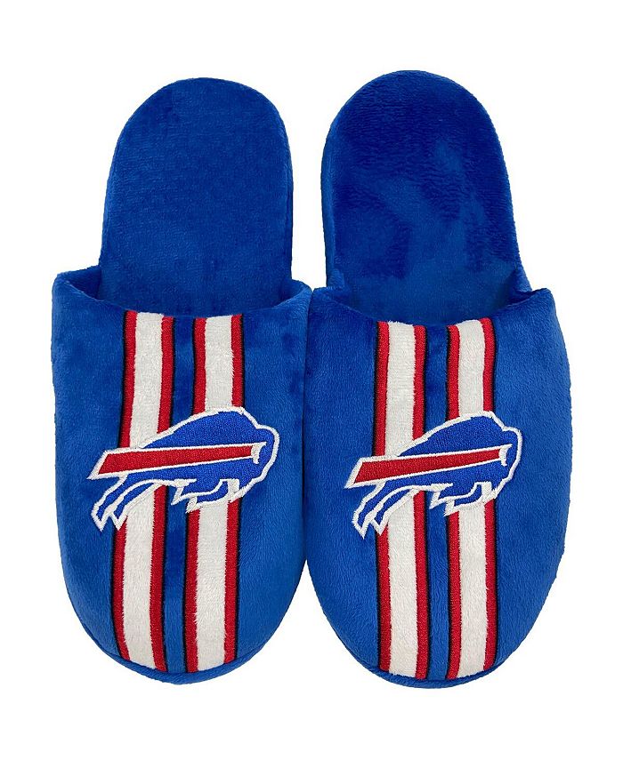 FOCO Men's Buffalo Bills Striped Team Slippers - Macy's