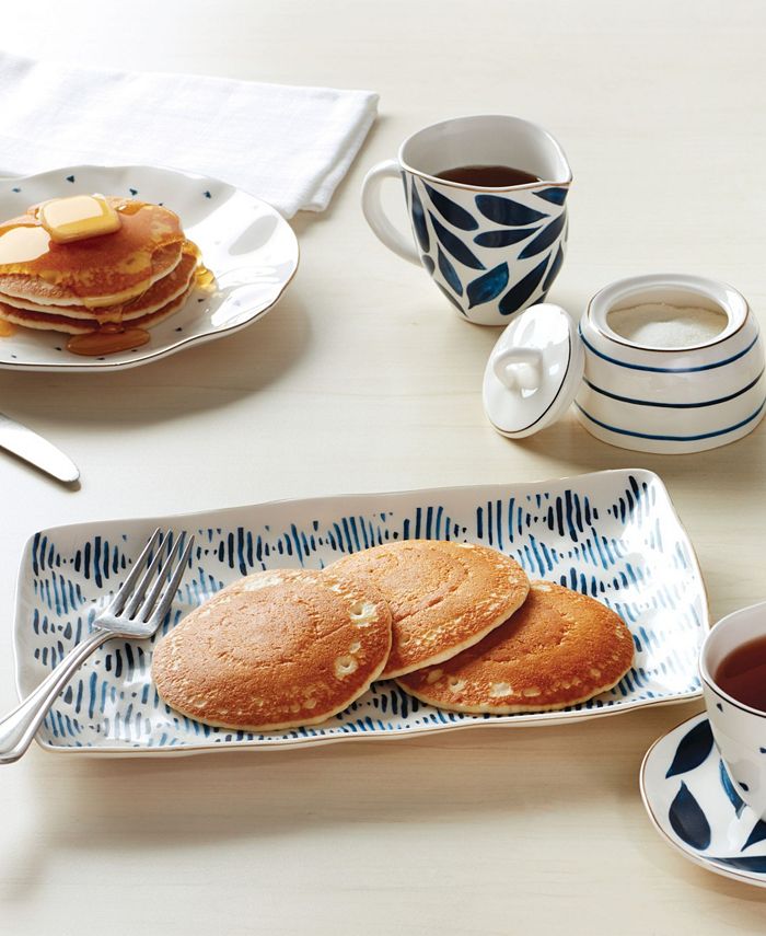 Lenox Blue Bay 2 Pc. Porcelain Nesting Platter Set - Macy's