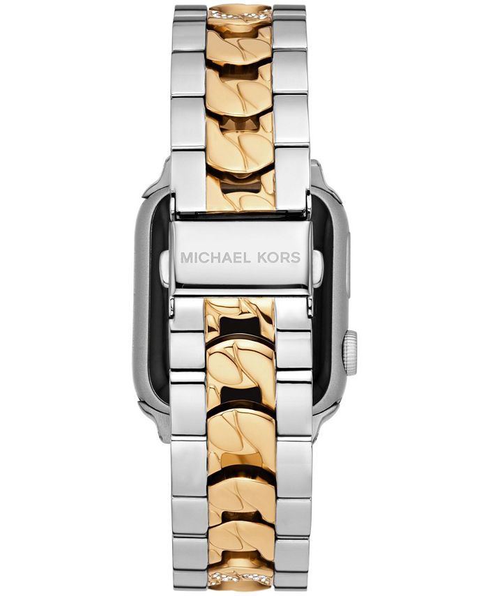 Michael Kors Women's Two-Tone Stainless Steel Band for Apple Watch 38mm ...
