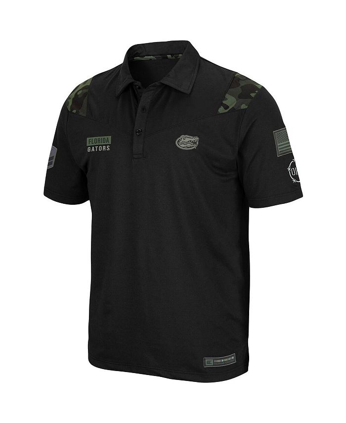 Colosseum Men's Black Florida Gators OHT Military-Inspired Appreciation Sierra Polo Shirt - Macy's