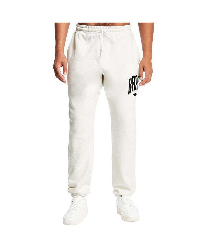 BRADY Men's White Varsity Fleece Pants - Macy's