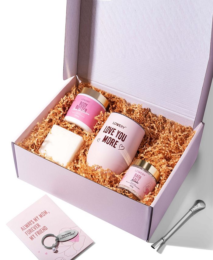 Lovery New Mom Gifts, Spa Gift Set for Mom To Be, Bath and Body Gift ...