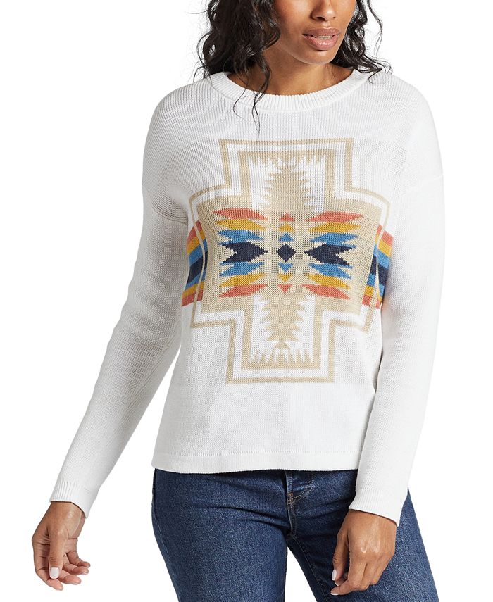Pendleton Cotton Graphic Sweater - Macy's