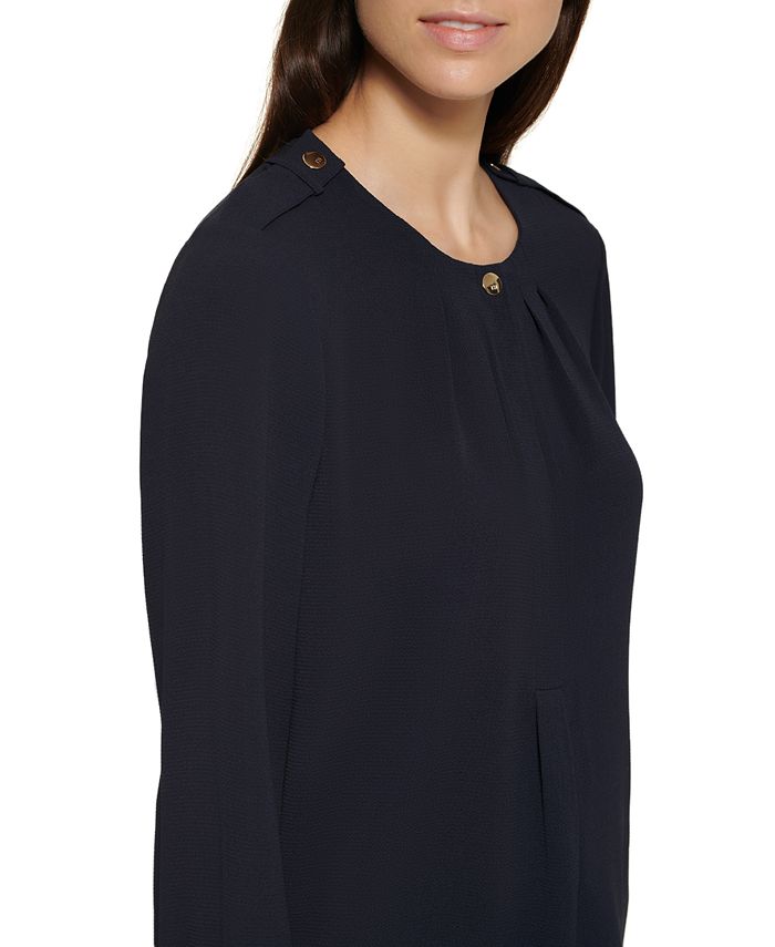 Tommy Hilfiger Snap-Front Blouse - Macy's