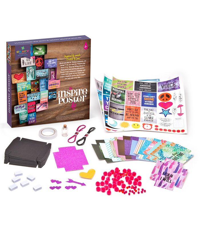 CRAFT-TASTIC Inspire Poster - Craft Kit - Macy's