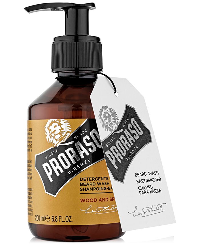Proraso Beard Wash - Wood & Spice Scent - Macy's