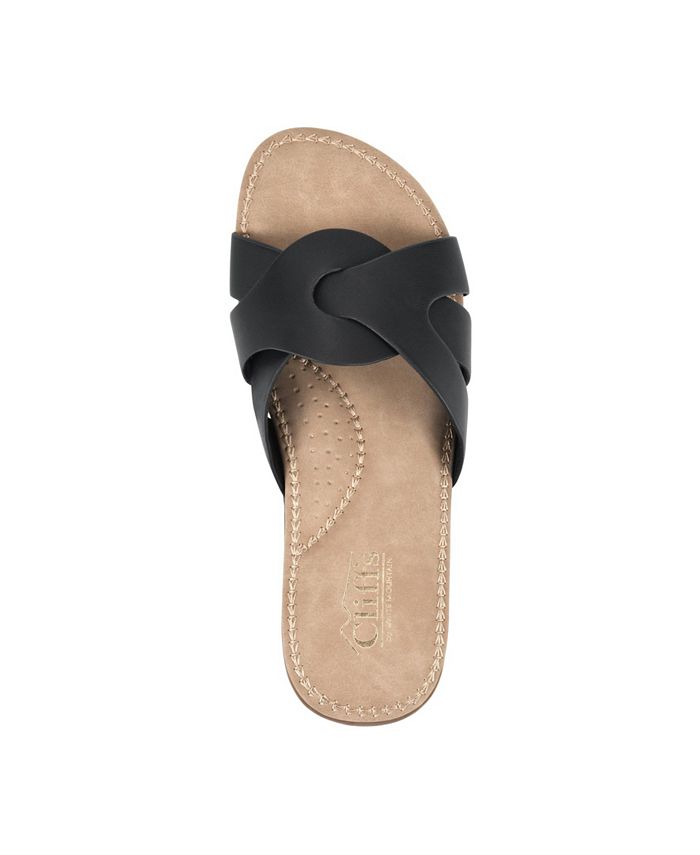 Cliffs by White Mountain Women's Fortunate Slide Sandal - Macy's