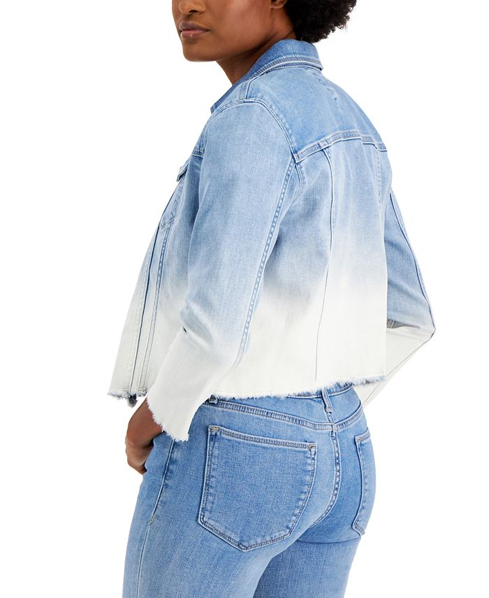 Tommy Hilfiger Dip Dye Denim Jacket - Macy's