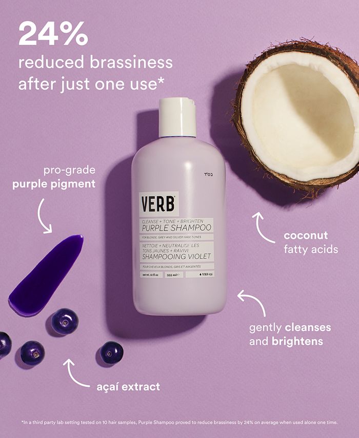 Verb Purple Shampoo, 12 oz. - Macy's