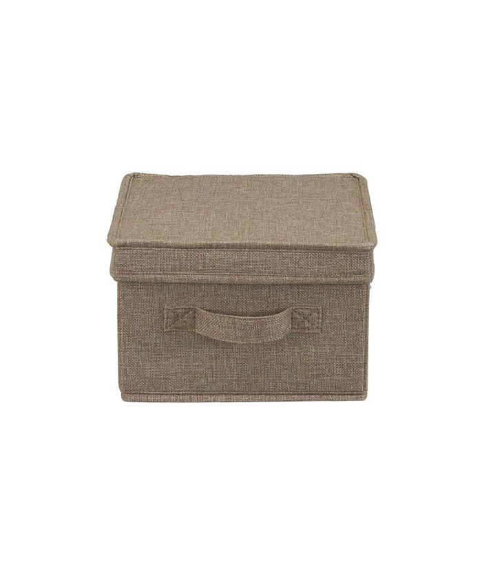 Household Essentials Medium Fabric Storage Bins, Set of 2 - Macy's