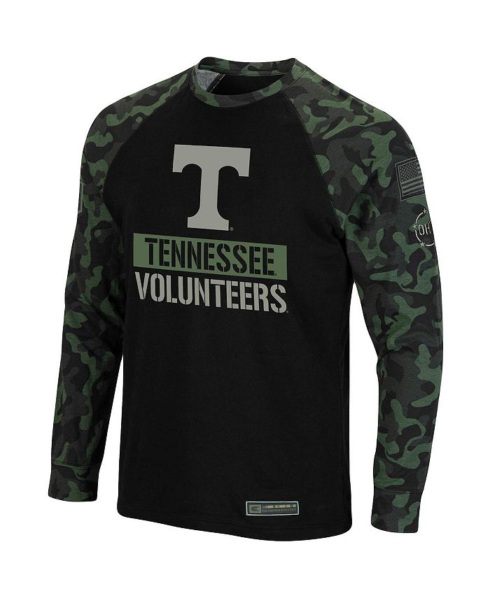 Colosseum Men's Black, Camo Tennessee Volunteers OHT Military-Inspired Appreciation Big and Tall ...