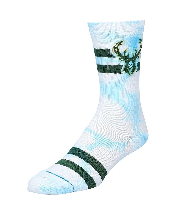 Stance Men's Milwaukee Bucks Tie-Dye Crew Socks - Macy's