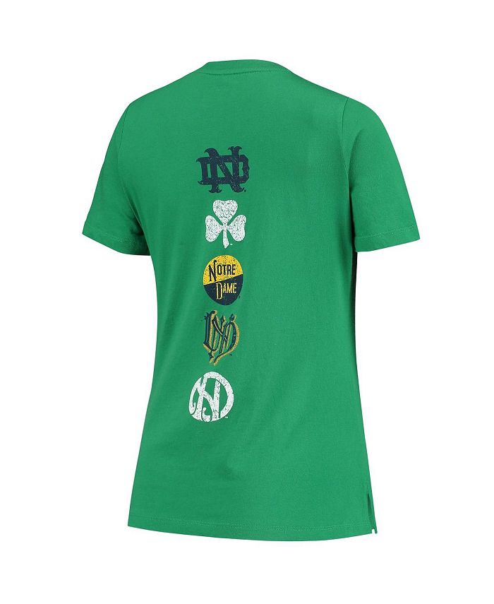 Under Armour Women's Kelly Green Notre Dame Fighting Irish Spine Print ...