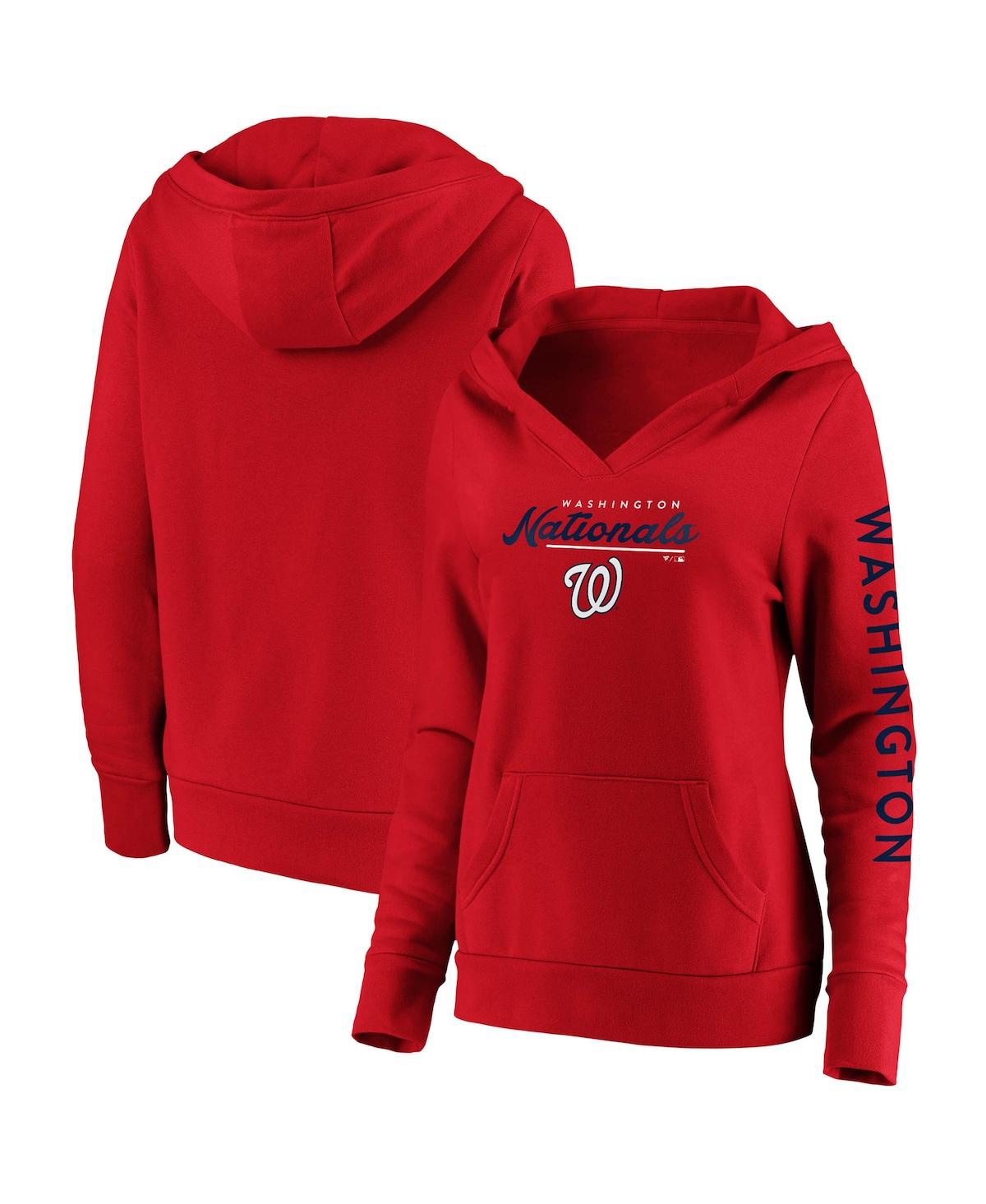 Click here for Womens Fanatics Red Washington Nationals Core High... prices