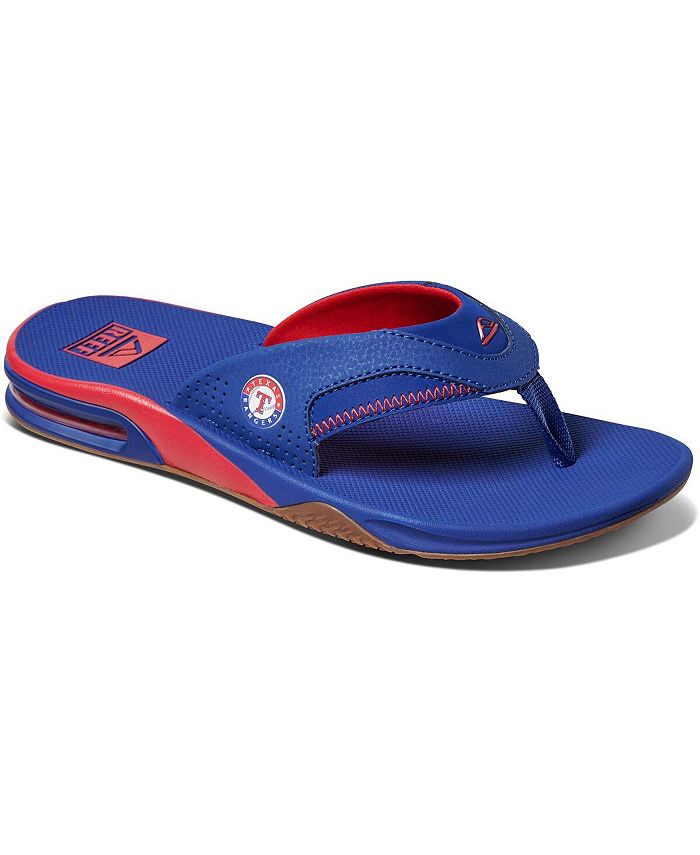 REEF Men's Texas Rangers Fanning Bottle Opener Sandals - Macy's