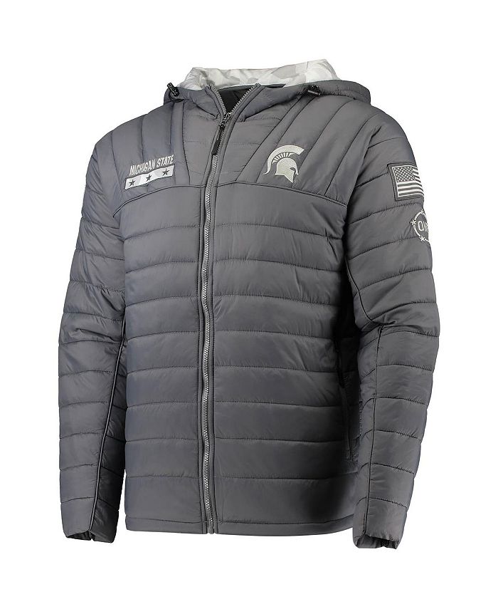 Colosseum Men's Gray, Camo Michigan State Spartans OHT Military ...