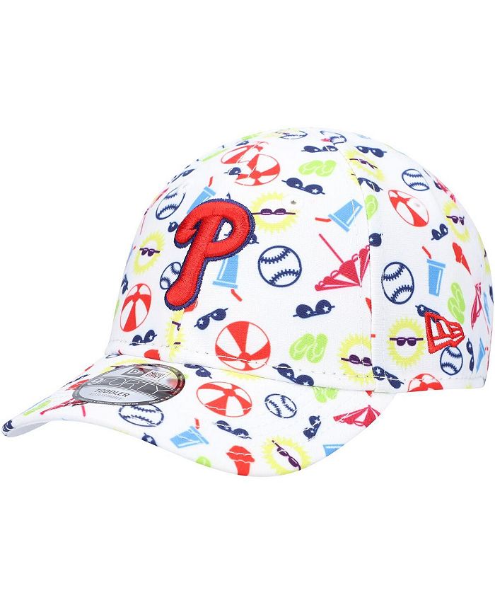 New Era Toddler White Philadelphia Phillies Pattern 9Forty Flex Hat ...