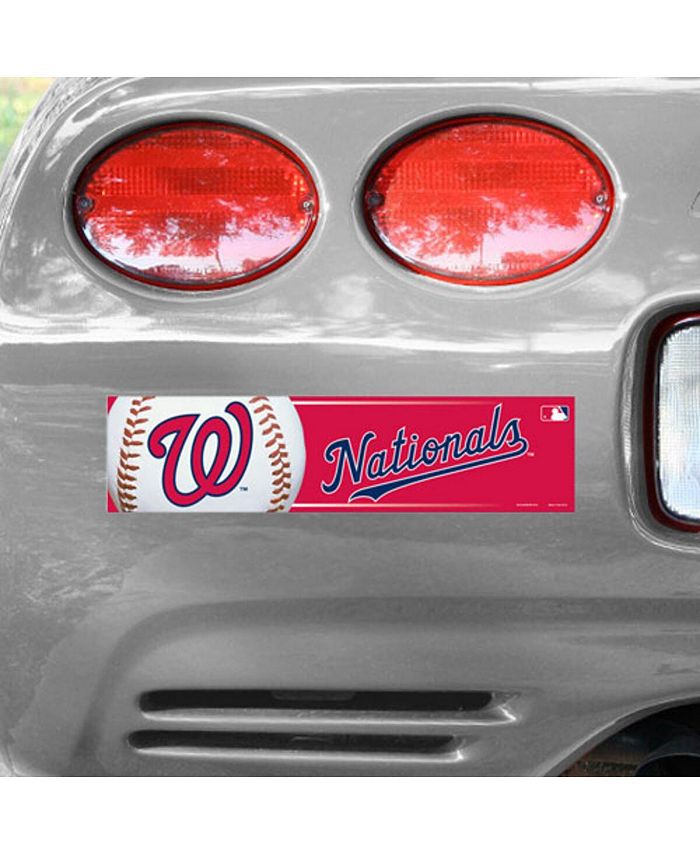 Wincraft Washington Nationals 12'' x 3'' Primary Bumper Sticker - Macy's