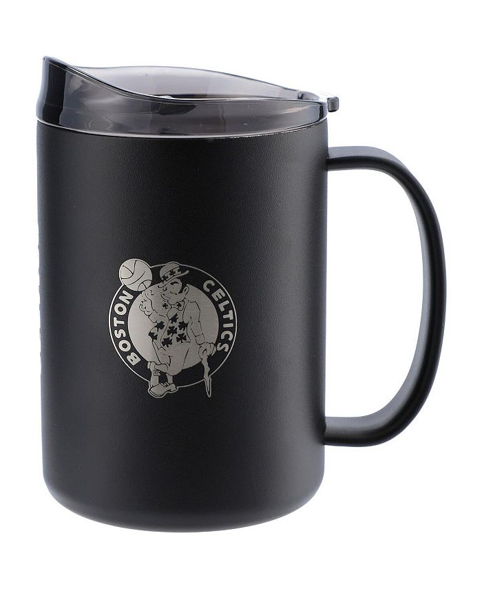 Logo Brands Boston Celtics 15 oz Stainless Steel Powder Coated Mug - Macy's