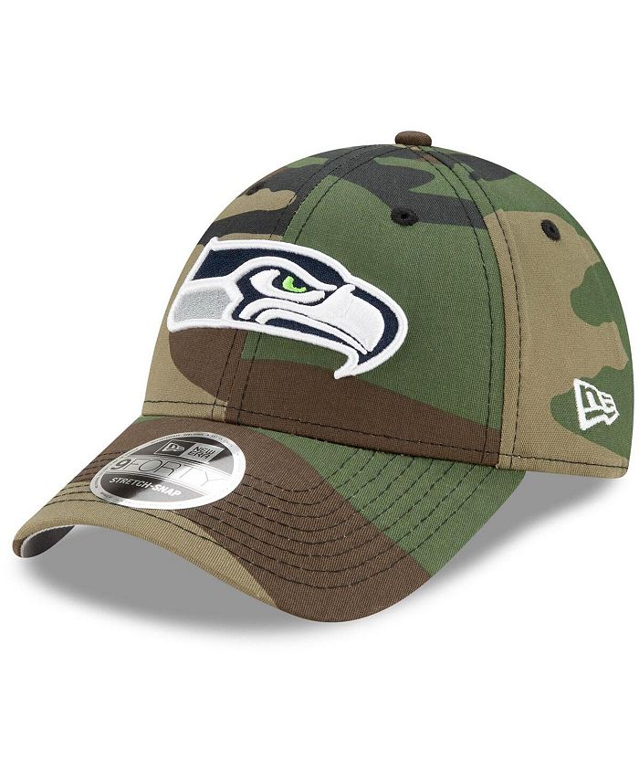 New Era Men's Camo Seattle Seahawks Coordinates 9Forty Snapback Hat ...