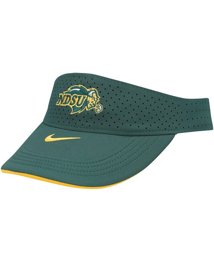 Nike Men's Green, Yellow Ndsu Bison Sideline Performance Visor - Macy's