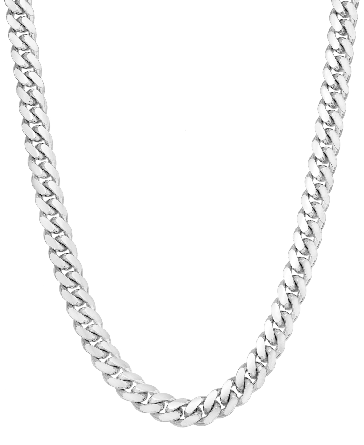 Click here for Mens Solid Cuban Link 26 Chain Necklace in Sterlin... prices