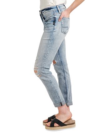 Silver Jeans Co. Women's Boyfriend Jeans - Macy's