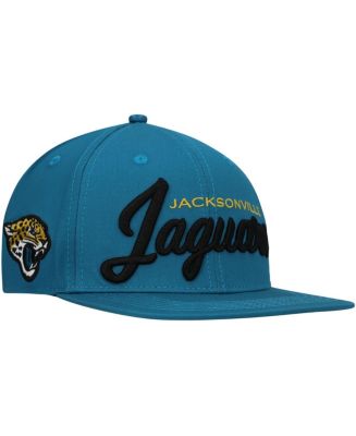 Men's Pro Standard Teal Jacksonville Jaguars Script Wordmark Snapback ...
