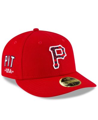 Men's Red Pittsburgh Pirates 4th of July On-Field Low Profile 59FIFTY ...