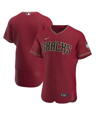 Men's Crimson Arizona Diamondbacks Alternate Authentic Team Jersey - Macy's