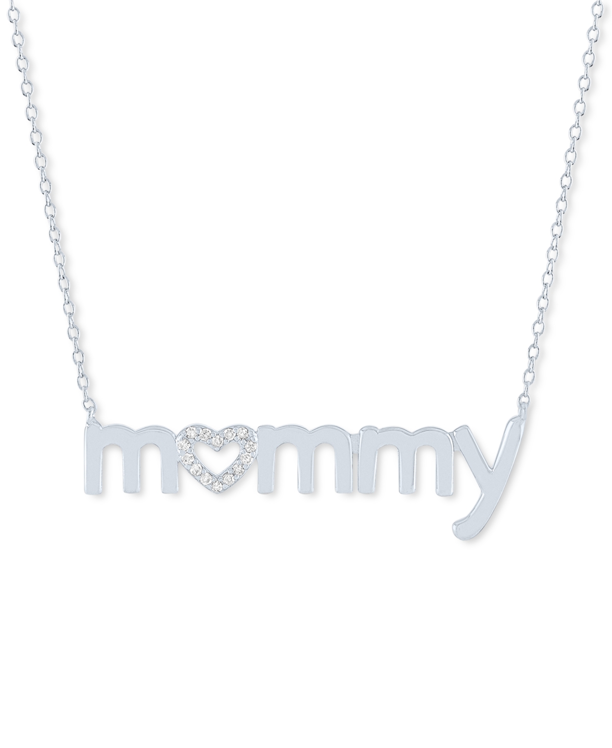 Click here for Diamond Mommy 18 Pendant Necklace (1/10 ct. t.w.)... prices