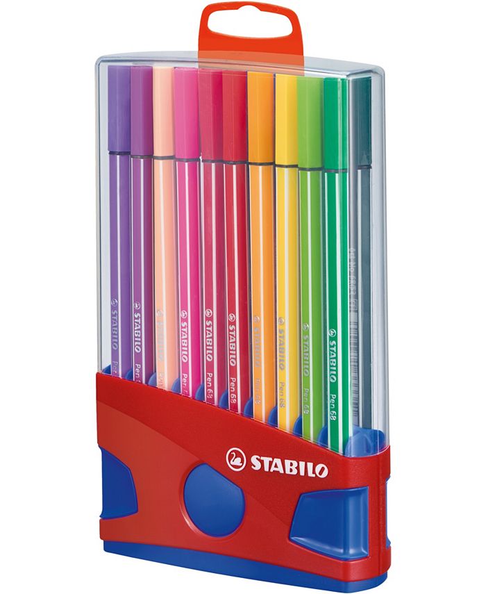 Stabilo Pen 68 Color Parade Marker Set, 10-Colors, Hang Tag Package ...
