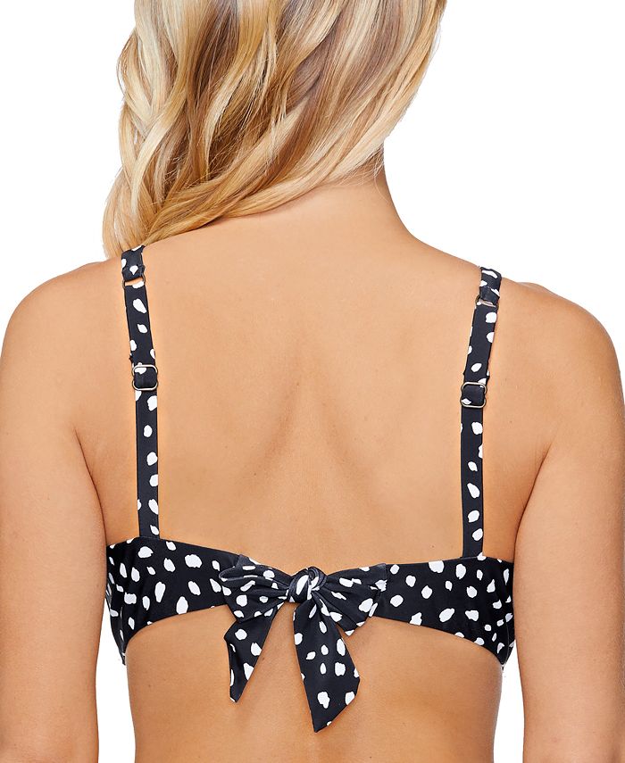 Island Escape Womens Printed Costa Rica Underwire Bikini Top Created