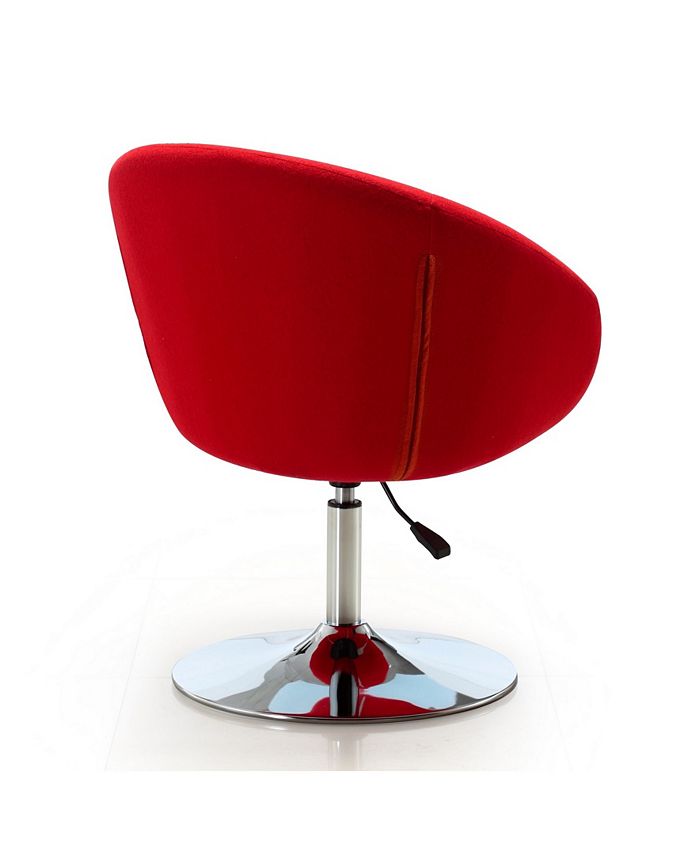 Manhattan Comfort Hopper Swivel Adjustable Height Chair, Set of 2 - Macy's