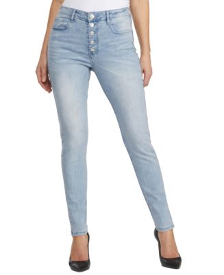 Numero Women's Multi-Button Denim Skinny Jeans - Macy's