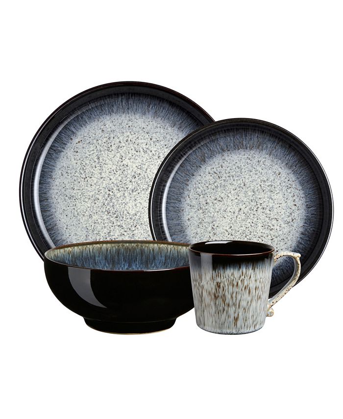 Denby Halo Coupe 4 Piece Dinnerware Set - Macy's
