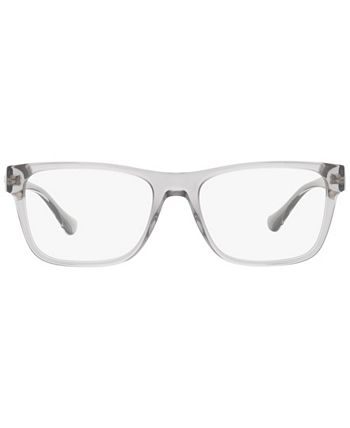 Versace VE3303 Men's Rectangle Eyeglasses - Macy's