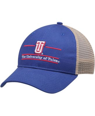 Men's The Game Royal Tulsa Golden Hurricane Split Bar Trucker ...