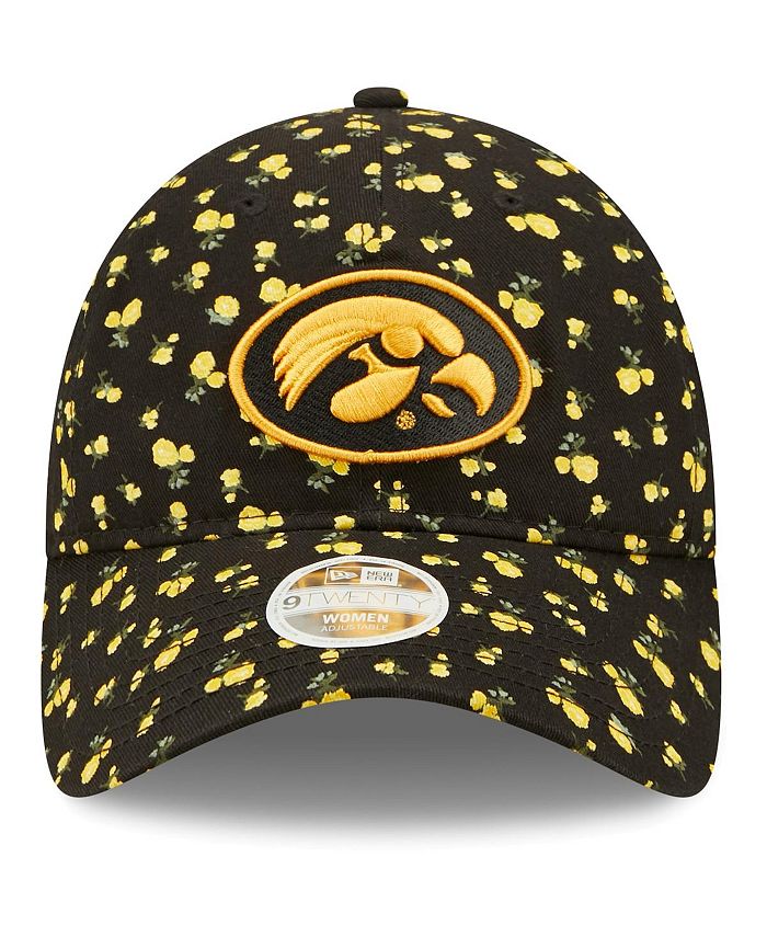 New Era Women's Black Iowa Hawkeyes Floral 9TWENTY Adjustable Hat - Macy's