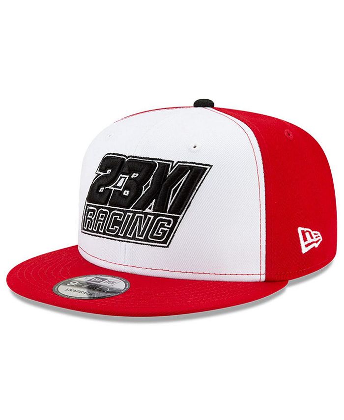 New Era Men's White 23XI Racing Team 9FIFTY Snapback Adjustable Hat ...
